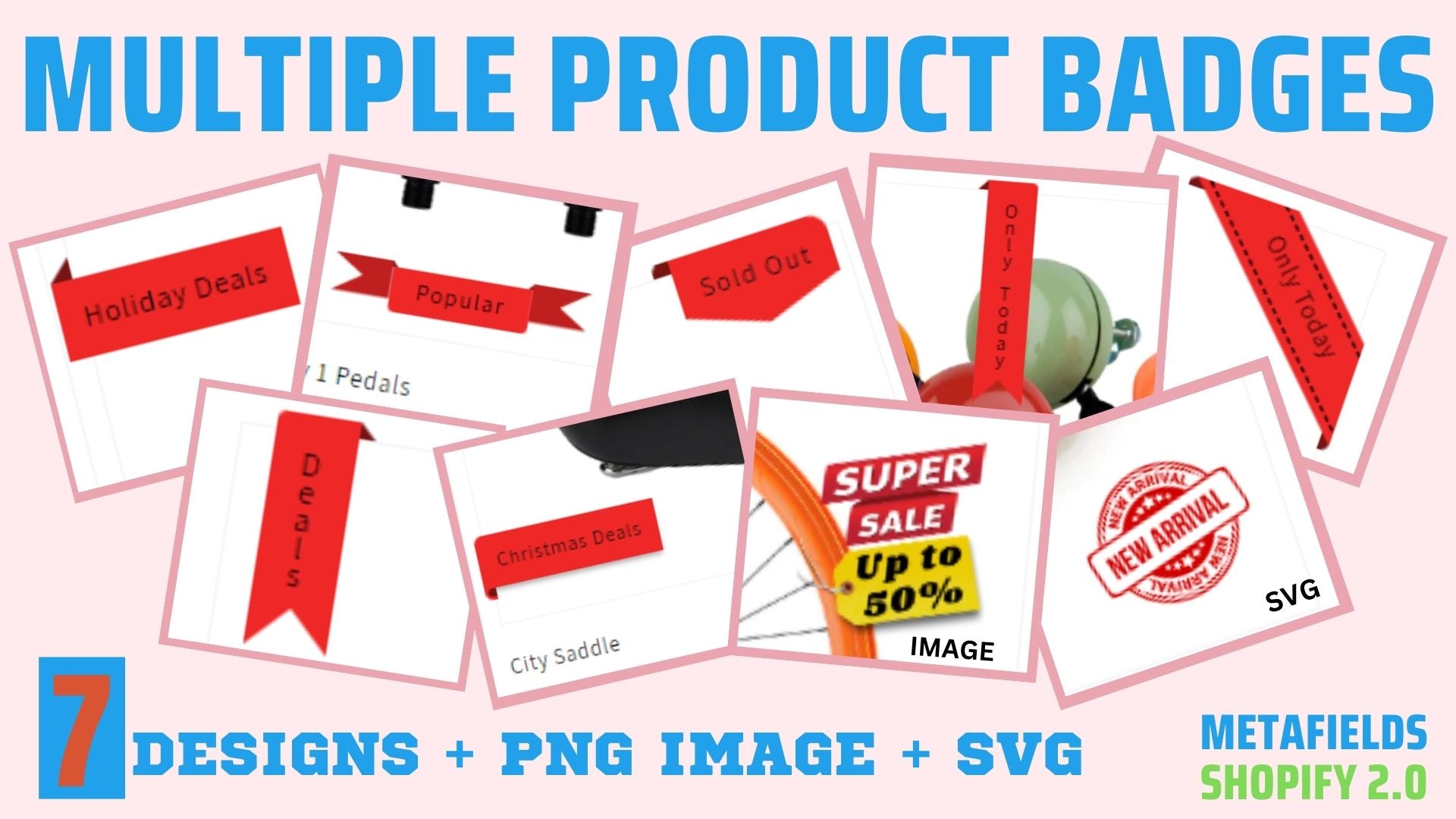 Multiple Design Product Badges – Made4Uo