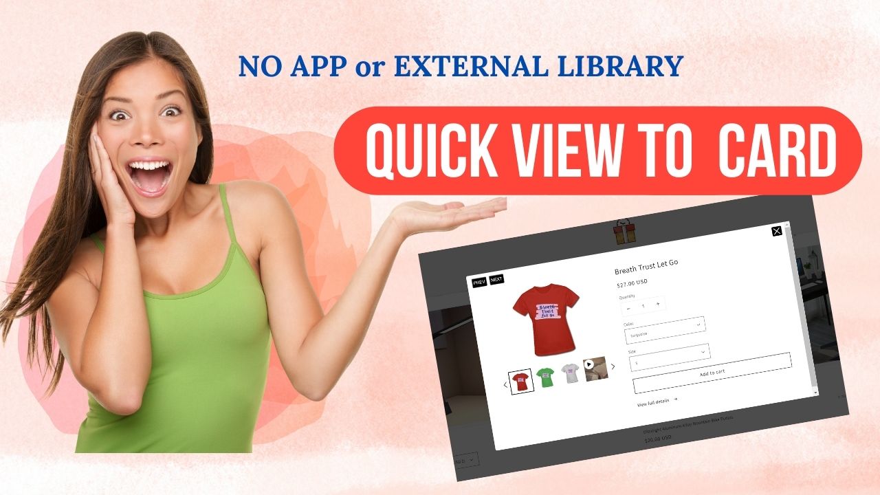 Improve User Experience with a Quickview Button in Shopify Product Cards